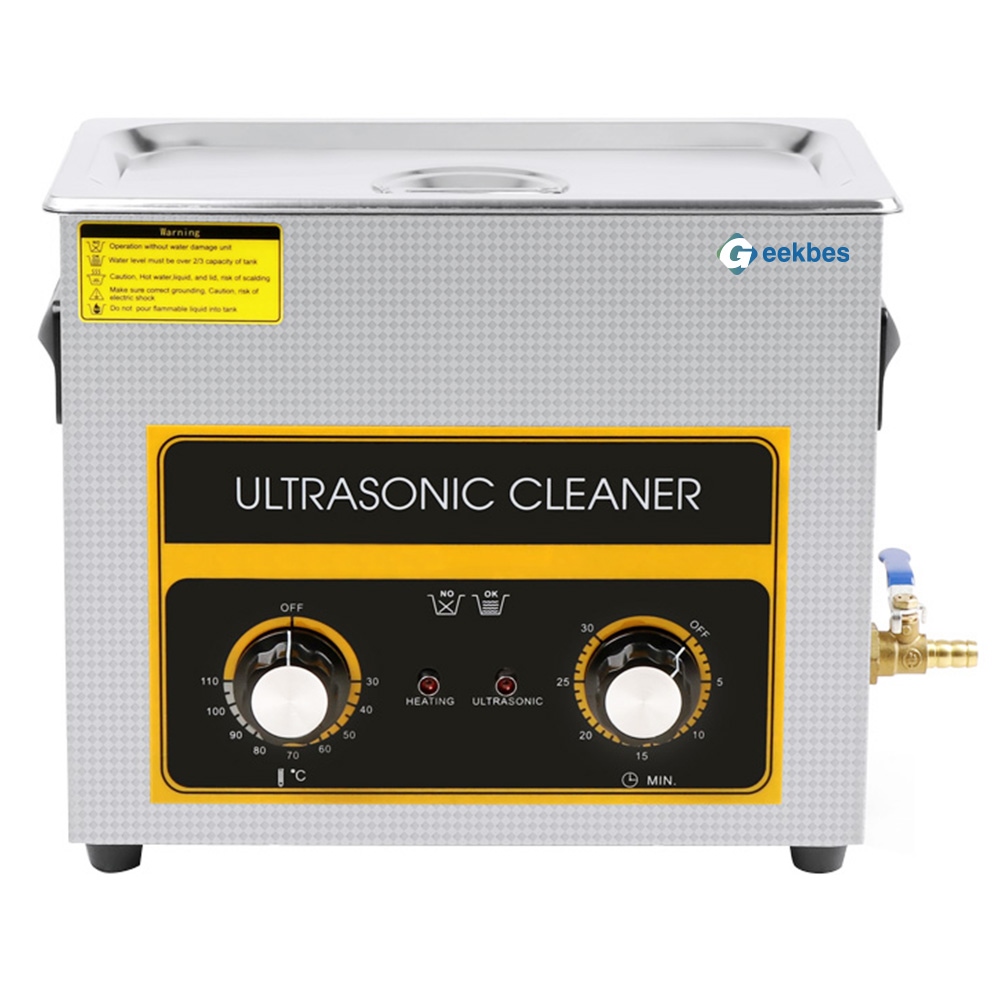 Geekbes 6.5L Ultrasonic Cleaner with Mechanical Knob 180W