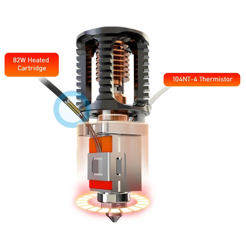 Trianglelab 104NT-4 Dragon Ace Hotend Black