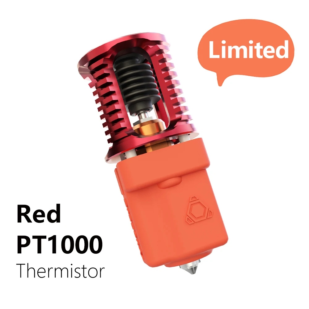 Trianglelab PT1000 Dragon Ace Hotend Limited Red