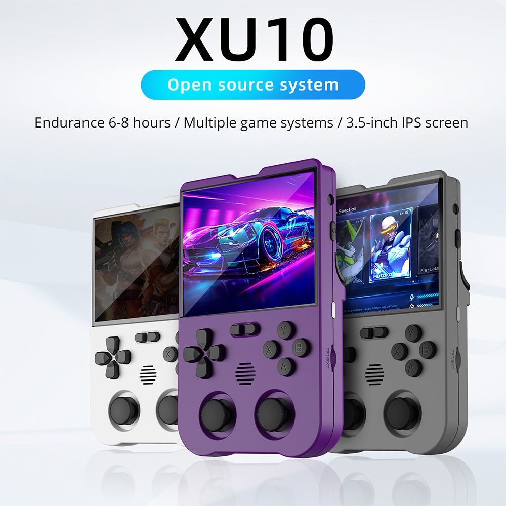 AMPOWN XU10 Handheld Game Console, 128GB - Purple