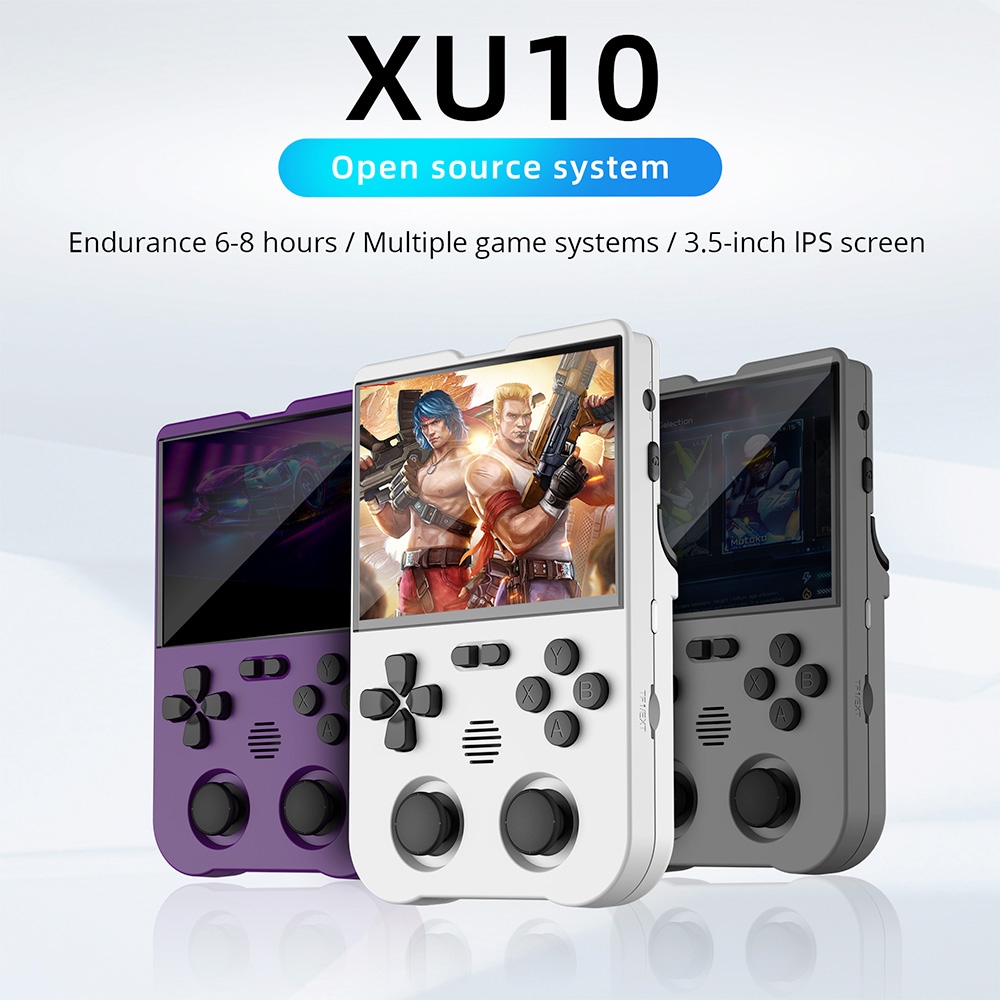 AMPOWN XU10 Handheld Game Console, 128GB - White