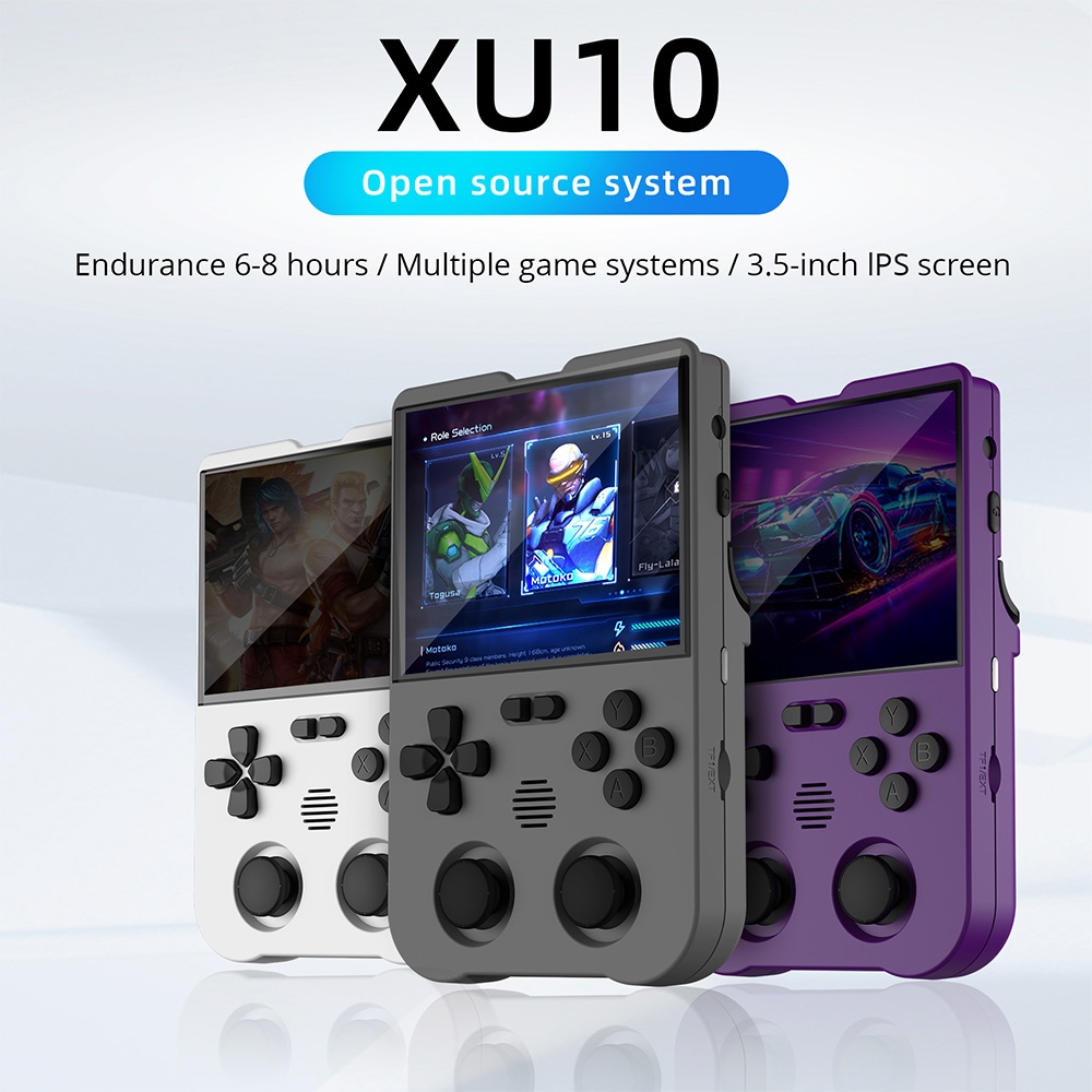 AMPOWN XU10 Handheld Game Console, 64GB - Grey