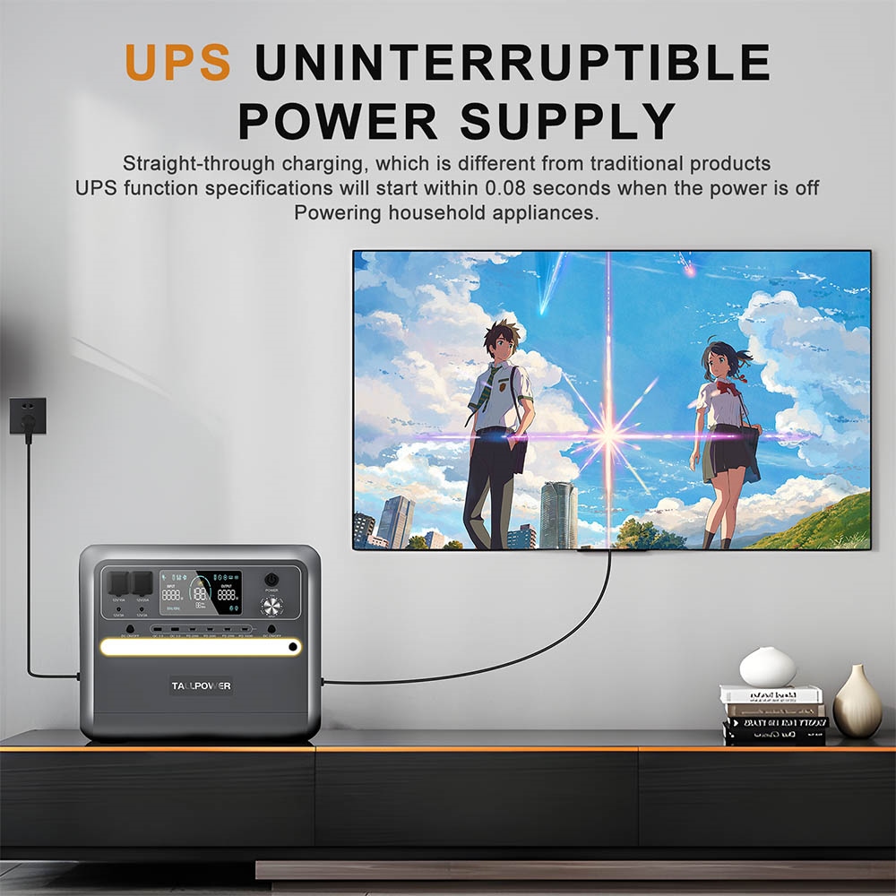 TALLPOWER V2400 Portable Power Station Grey | Europe