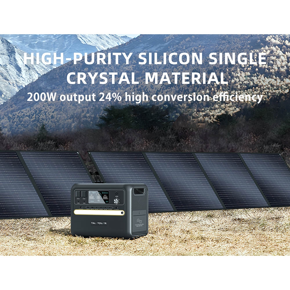 TALLPOWER TP200 200W Portable Foldable Solar Panel | Europe
