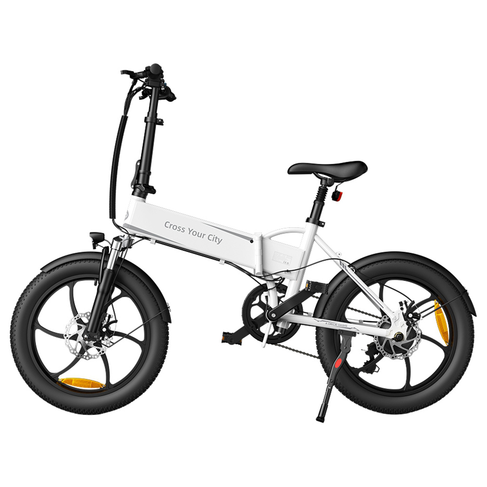 ADO A20+ Electric Folding Bike 250W Motor 10.4Ah Battery White