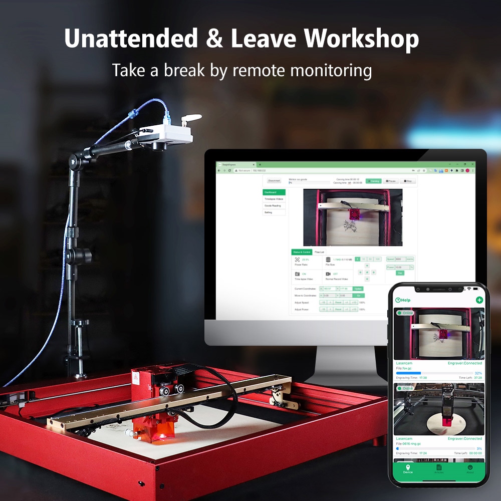 Mintion Lasercam Laser Engraver Camera