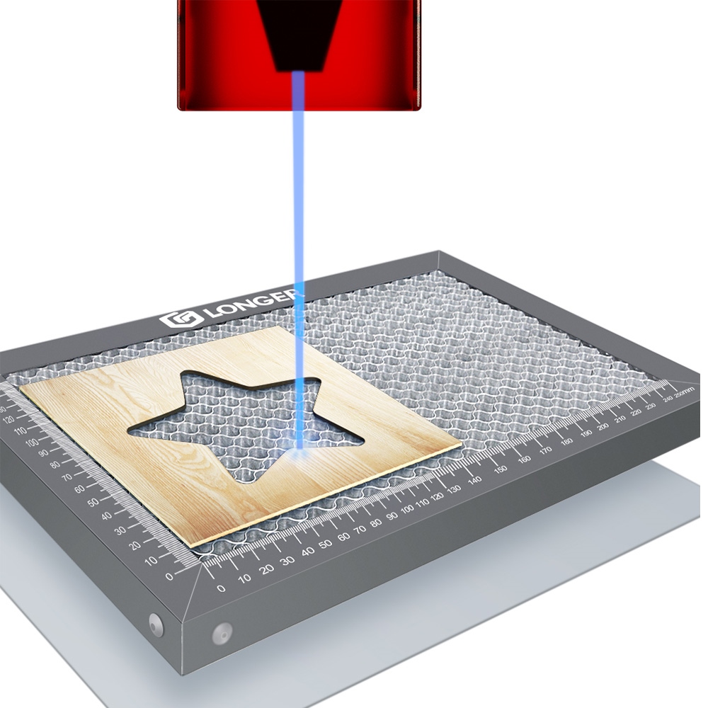 LONGER 300mm x 200mm Laser Bed