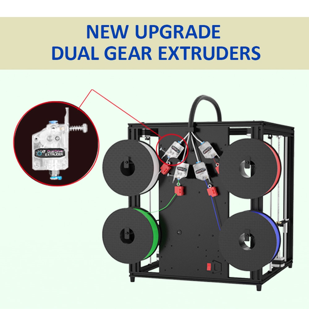 Zonestar Z9V5MK6 4 Extruders 3D Printer