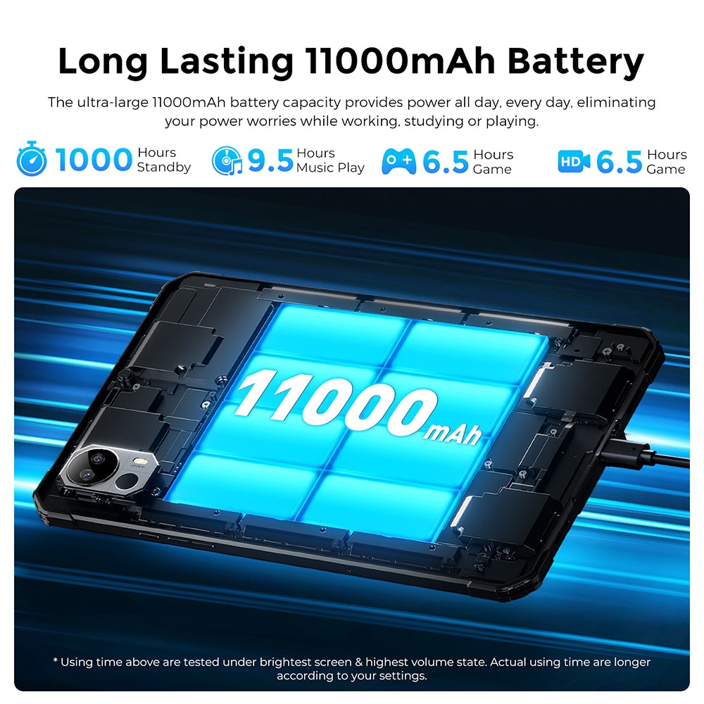 FOSSiBOT DT1 Lite Rugged Tablet - Orange