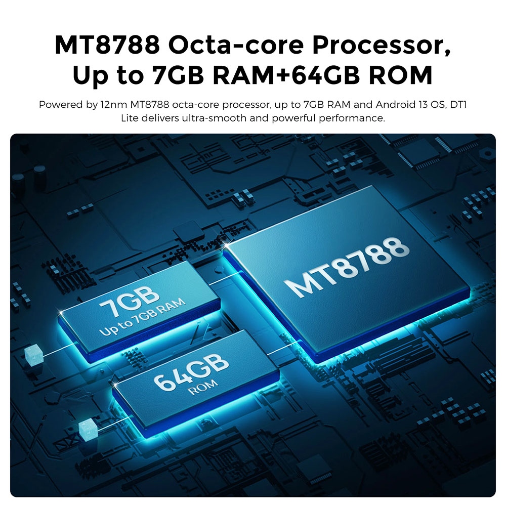 FOSSiBOT DT1 Lite Rugged Tablet - Orange