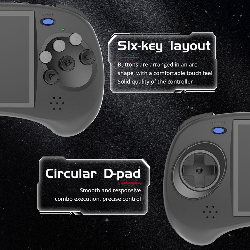 ANBERNIC RG ARC-D Retro Game Console, 128GB TF Card with 4500 Games