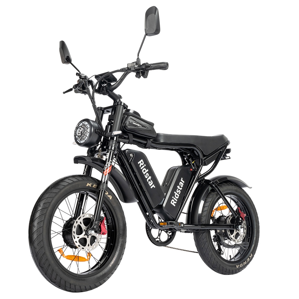 Ridstar Q20 Pro E-Bike 2000W Motor 55km/h Speed 52V 20Ah Dual Battery ...