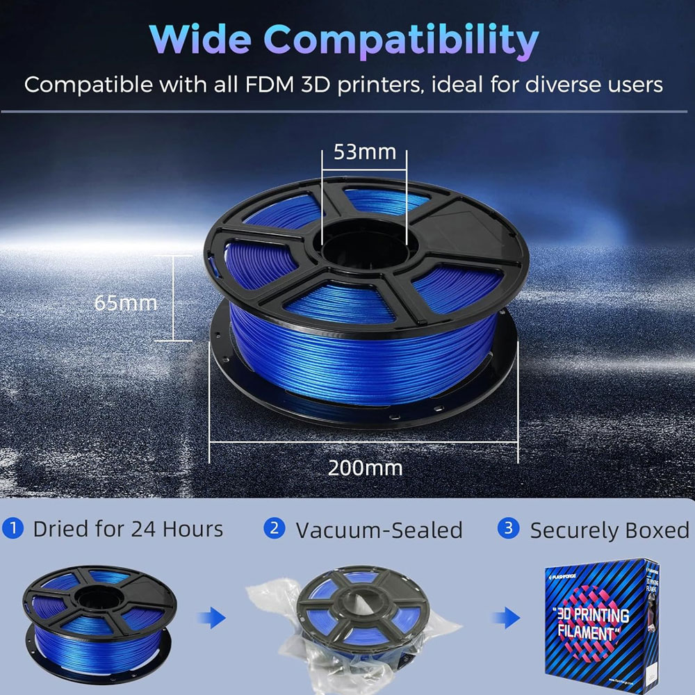 Flashforge Multicolor PLA 3D Printing Filament 1kg Blue | Poland