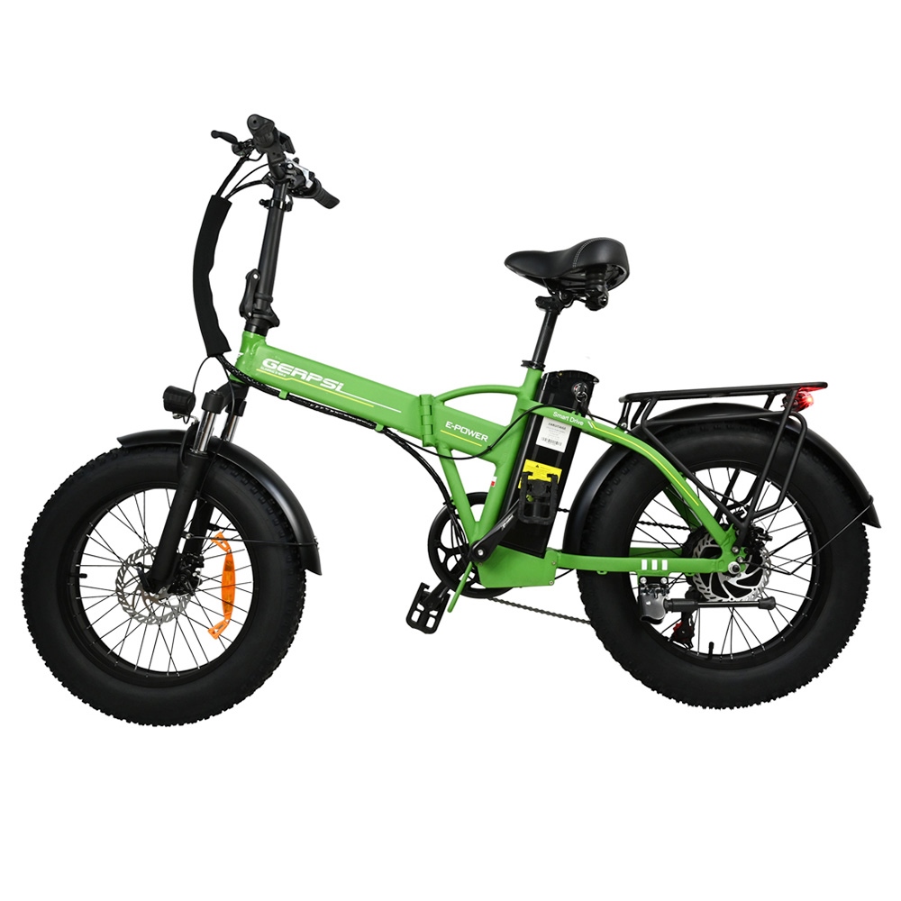BAOLUJIE DZ2001 Electric Bike 750W Motor 48V 12Ah 45km/h Speed - Green