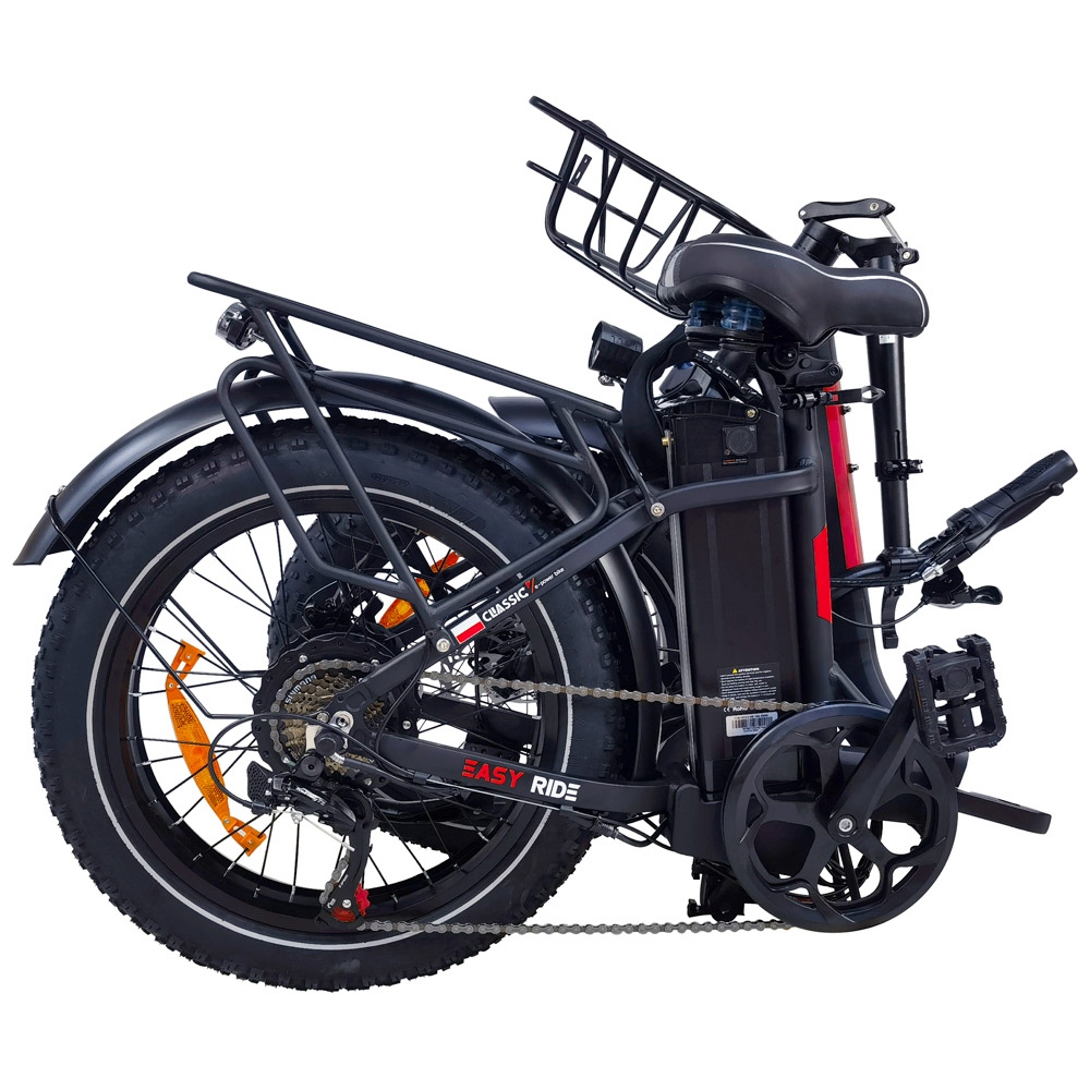 BAOLUJIE DZ2030 Electric Bike 500W Motor 48V 13AH 40km/h Speed - Black