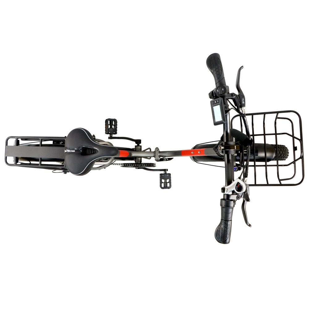BAOLUJIE DZ2030 Electric Bike 500W Motor 48V 13AH 40km/h Speed - Grey