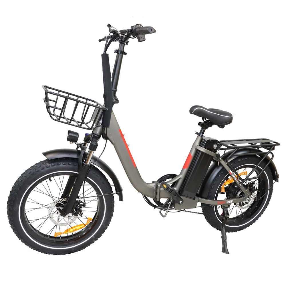 BAOLUJIE DZ2030 Electric Bike 500W Motor 48V 13AH 40km/h Speed - Grey