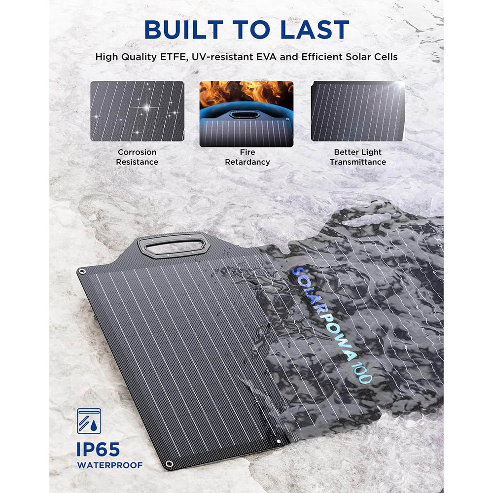 BigBlue SolarPowa 100 100W Foldable Solar Panel