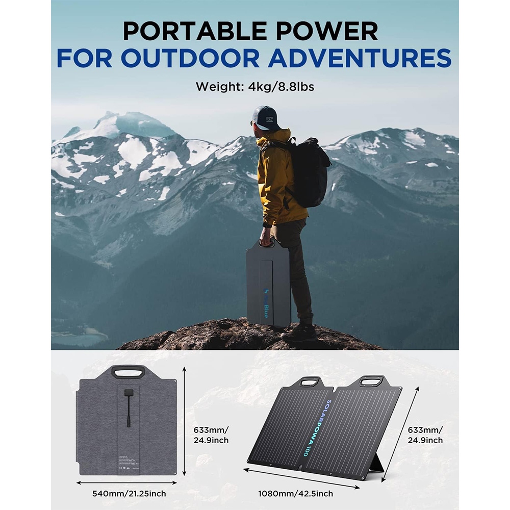 BigBlue SolarPowa 100 100W Foldable Solar Panel