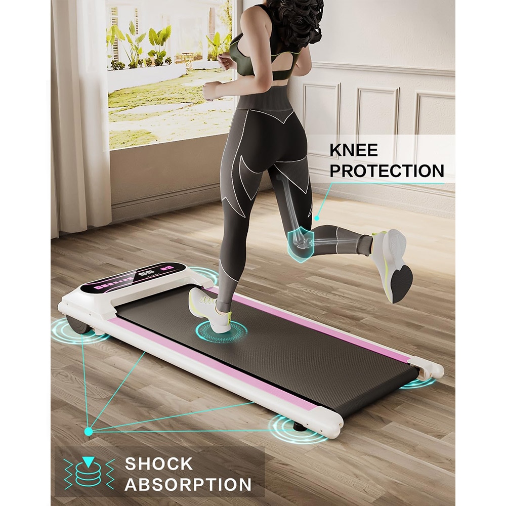 KRD Q22 Walking Pad Under Desk Treadmill Pink