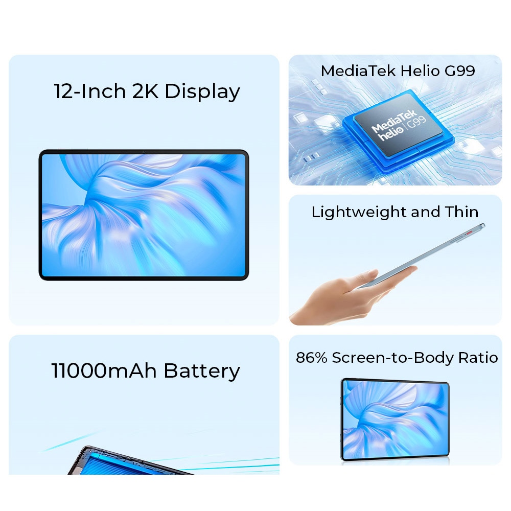 OUKITEL OT5 12+256GB Tablet - Black