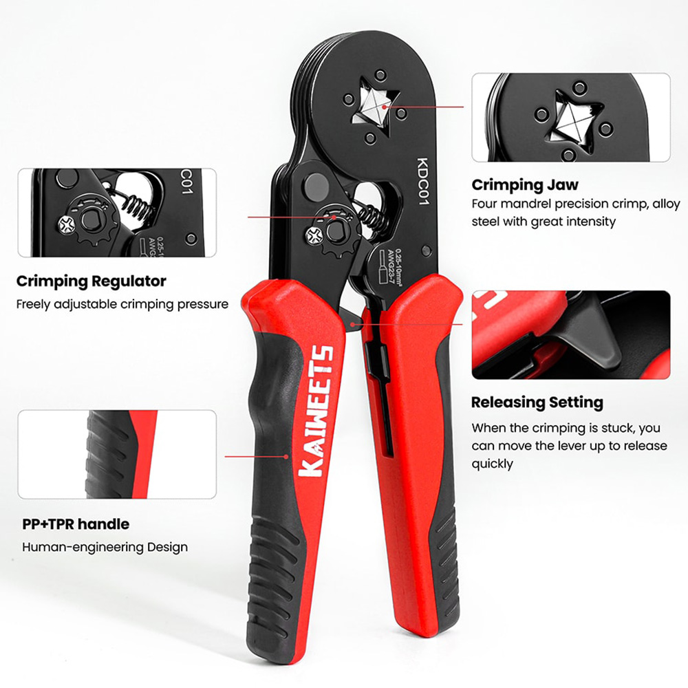 KAIWEETS KDC01 Wire Crimping Tools Set