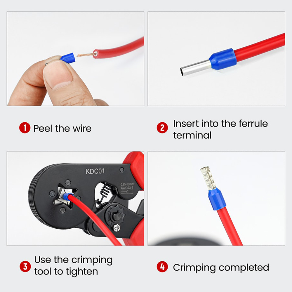 KAIWEETS KDC01 Wire Crimping Tools Set