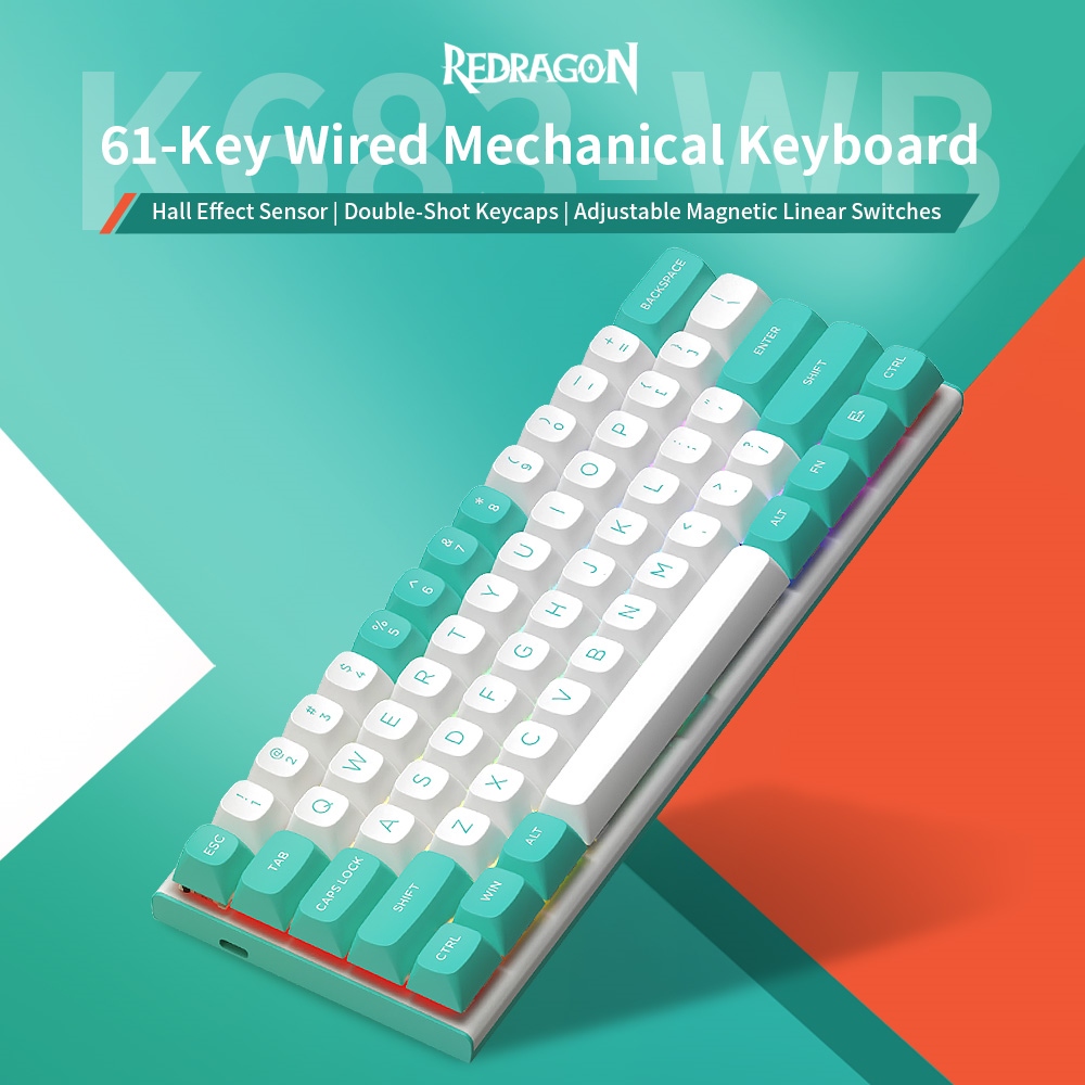 Redragon K683WB-RGB Wired Magnetic Switch Mechanical Keyboard