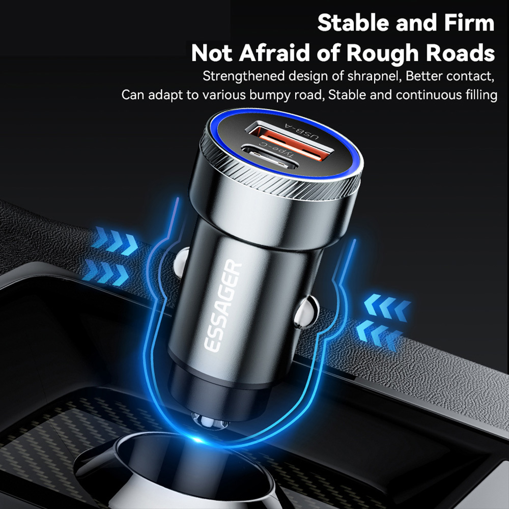 ESSAGER 54W USB Car Charger
