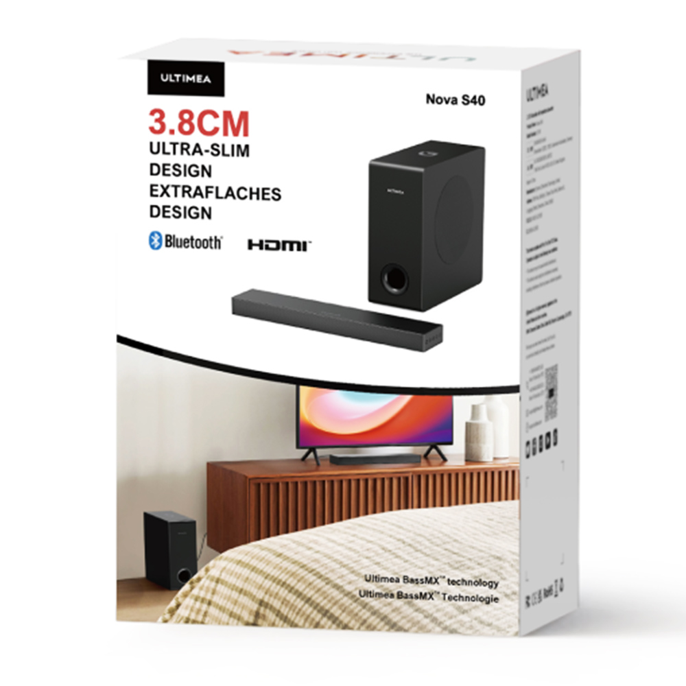 Ultimea Nova S40 Soundbar with Subwoofer