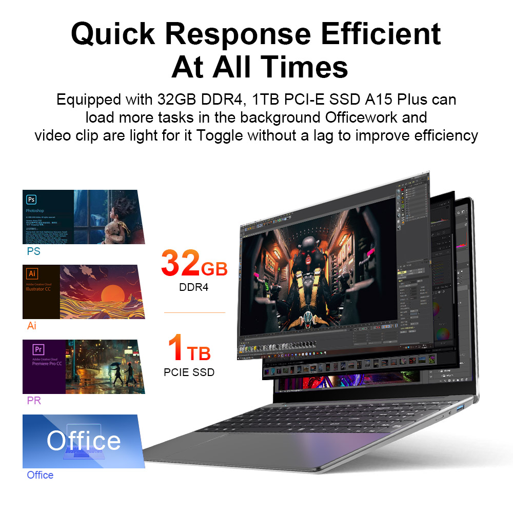 Ninkear A15 Plus 15.6-inch Laptop