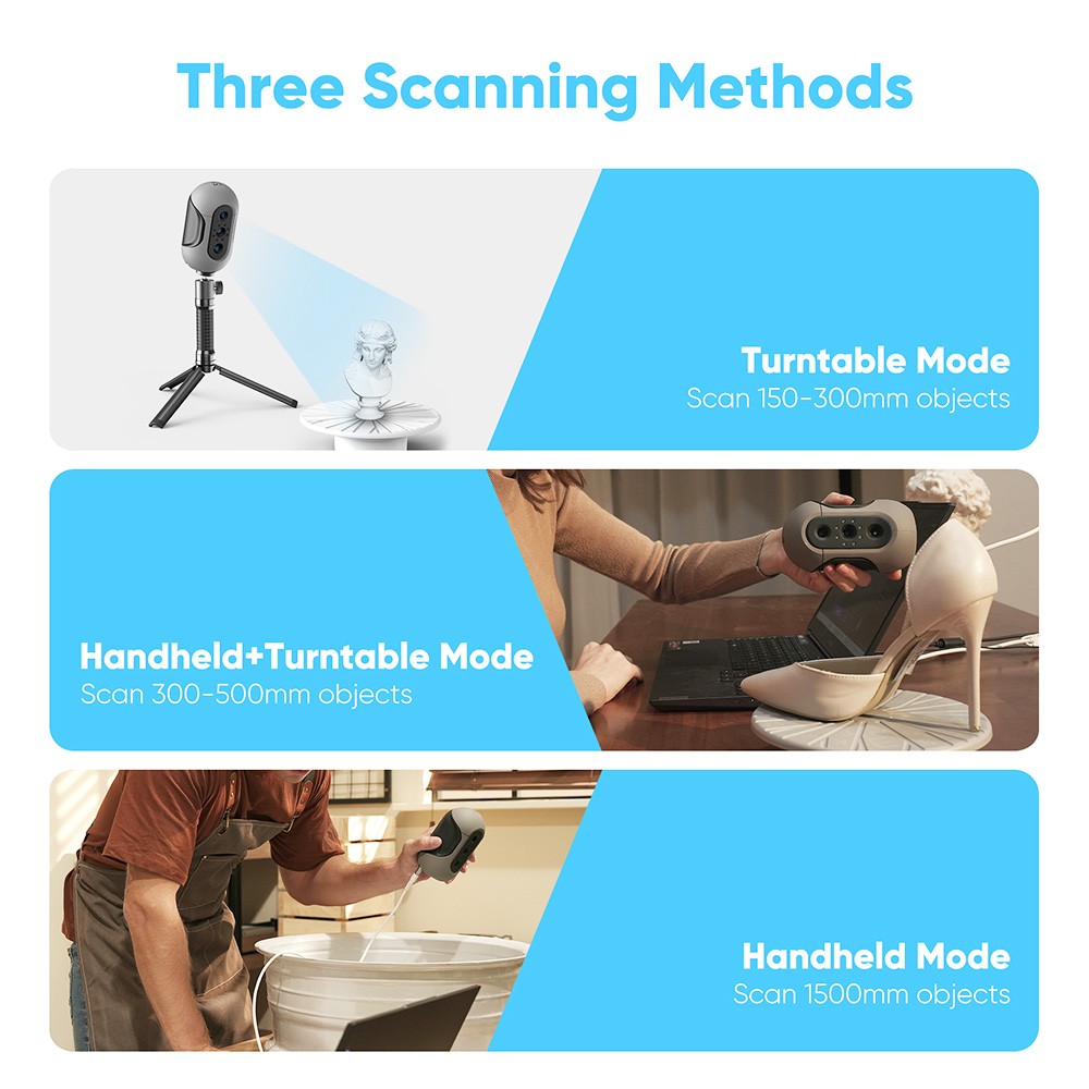 3DMakerpro Mole 3D Scanner with Turntable