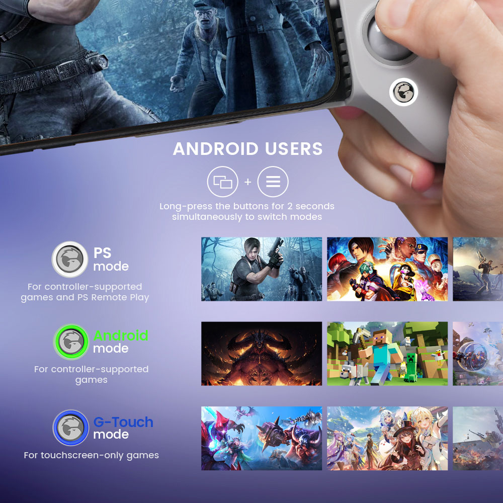 GameSir G8 Galileo Type-C Mobile Gaming Controller for Android & iPhone ...