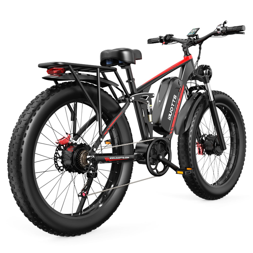 DUOTTS S26 Electric Bike 26 inch 50km/h 48V 19.2Ah 750W Dual Motor