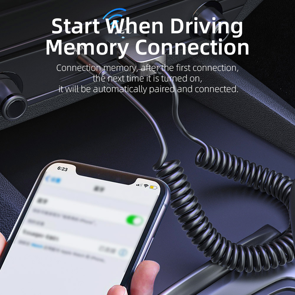 ESSAGER Bluetooth 5.0 Aux Adapter for Car