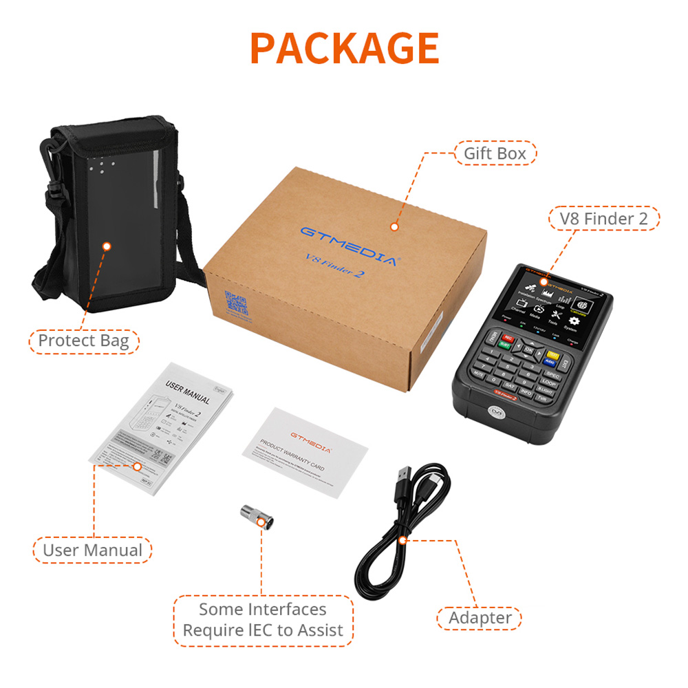 GTMEDIA V8 Finder 2 Satellite Finder