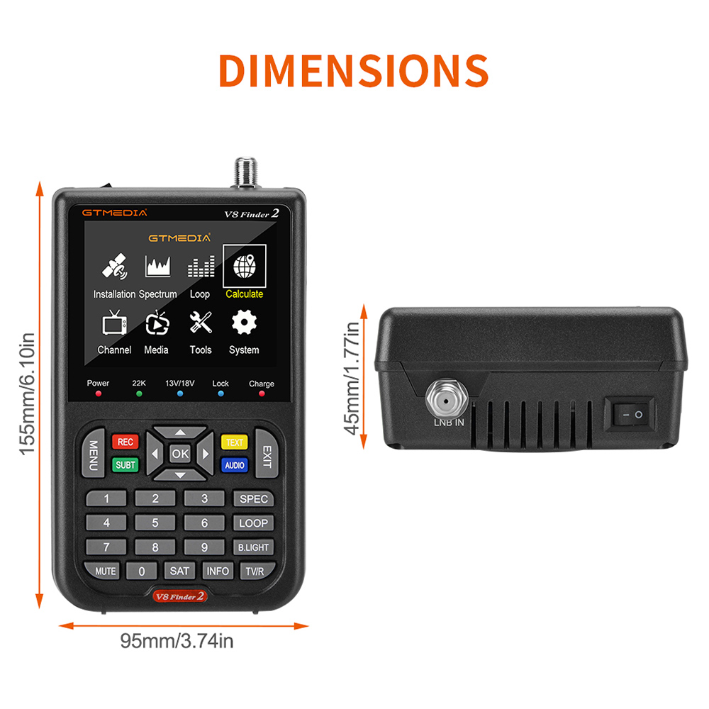 GTMEDIA V8 Finder 2 Satellite Finder