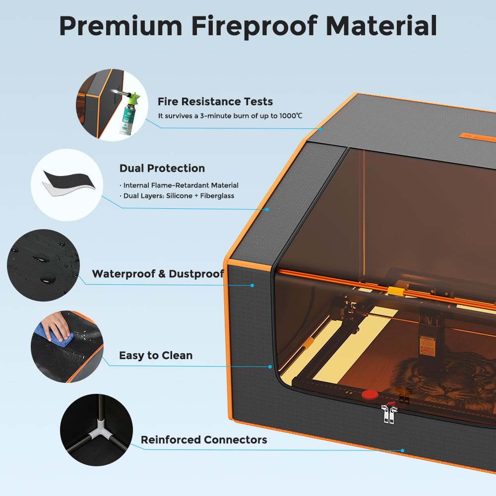 Mecpow FC1 Fireproof Enclosure for Laser Engravers | Poland