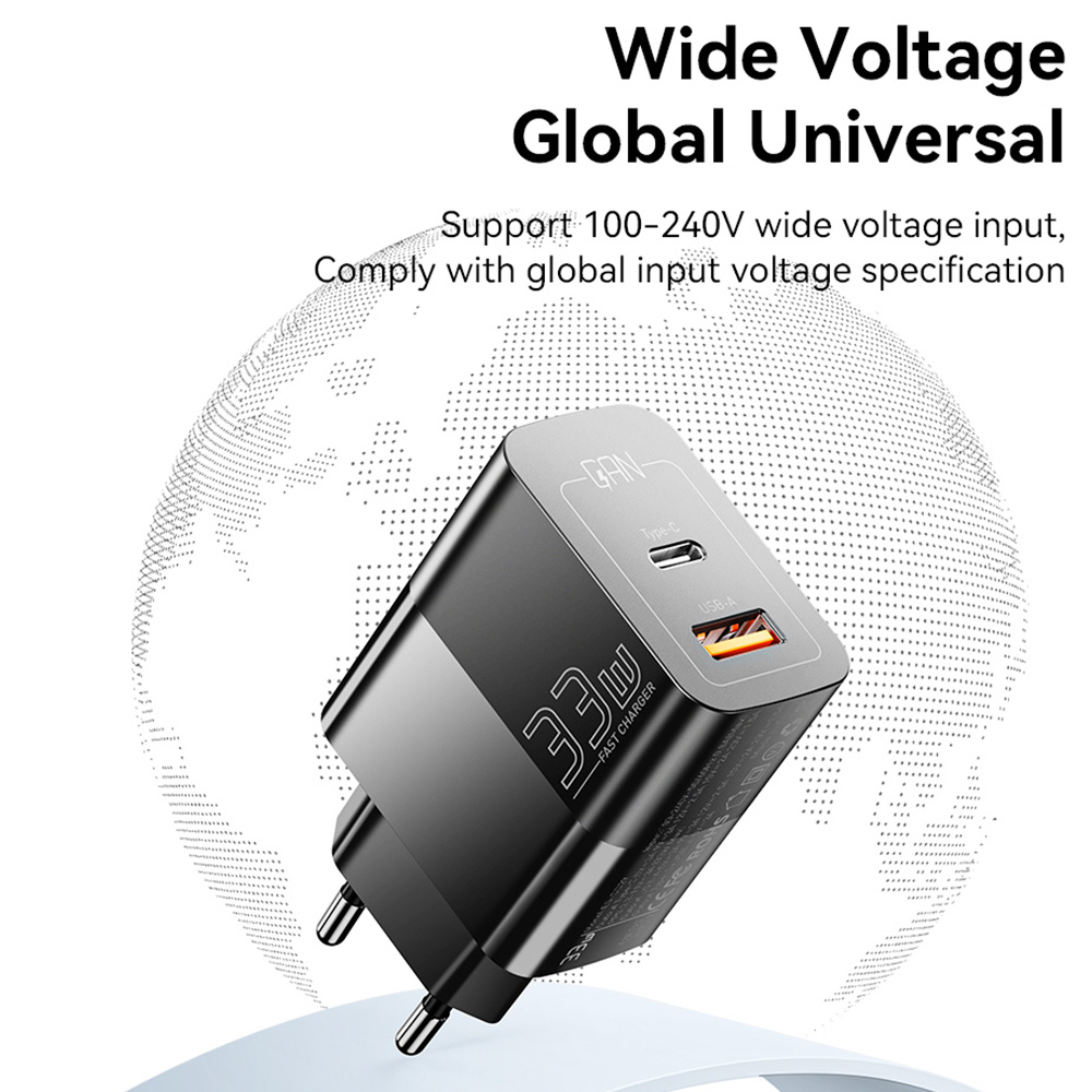 ESSAGER 33W GaN Charger White