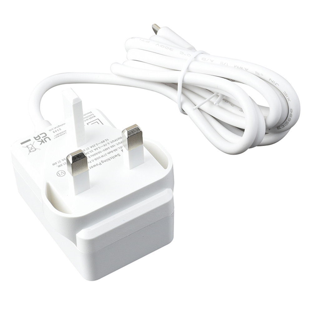 27W USB Type-C Power Supply for Raspberry Pi 5 UK Plug