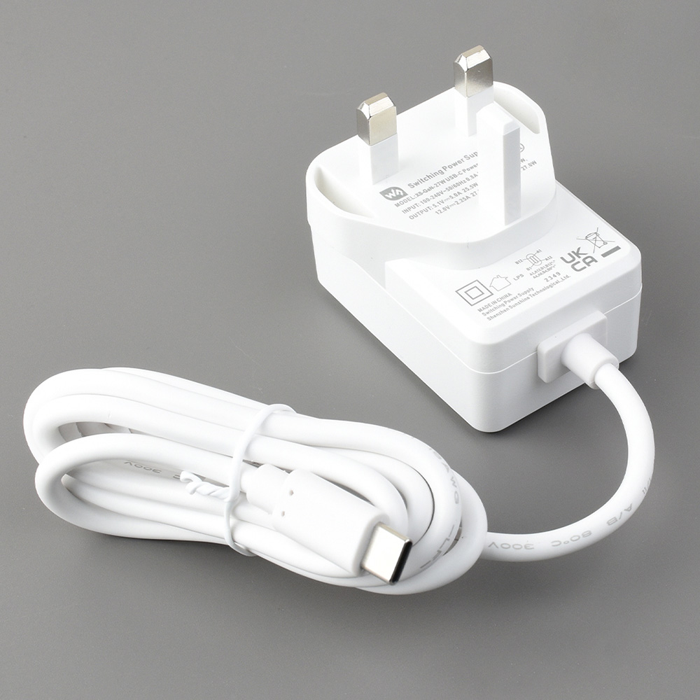 27W USB Type-C Power Supply for Raspberry Pi 5 UK Plug
