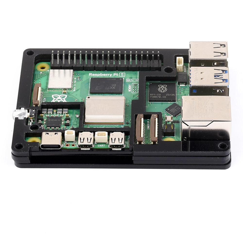 Rainbow Acrylic Case for Raspberry Pi 5