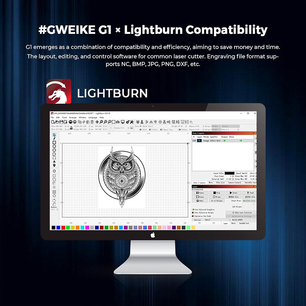 Gweike G1 10W Laser Engraver Cutter