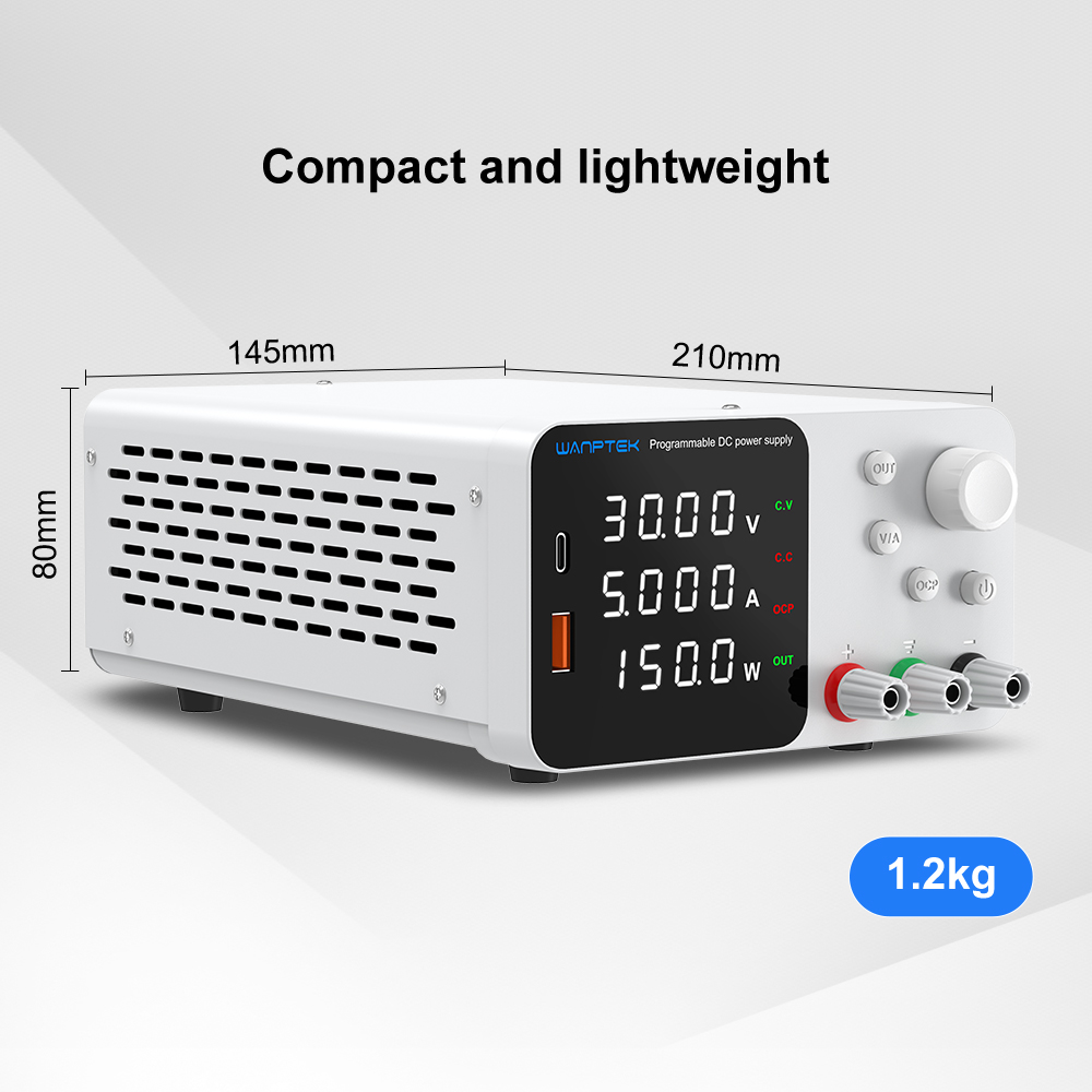 WANPTEK TPS305 Regulated DC Power Supply White - US Plug