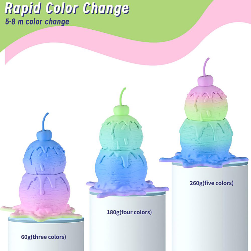ERYONE Matte PLA Filament Rainbow Macaron | Europe