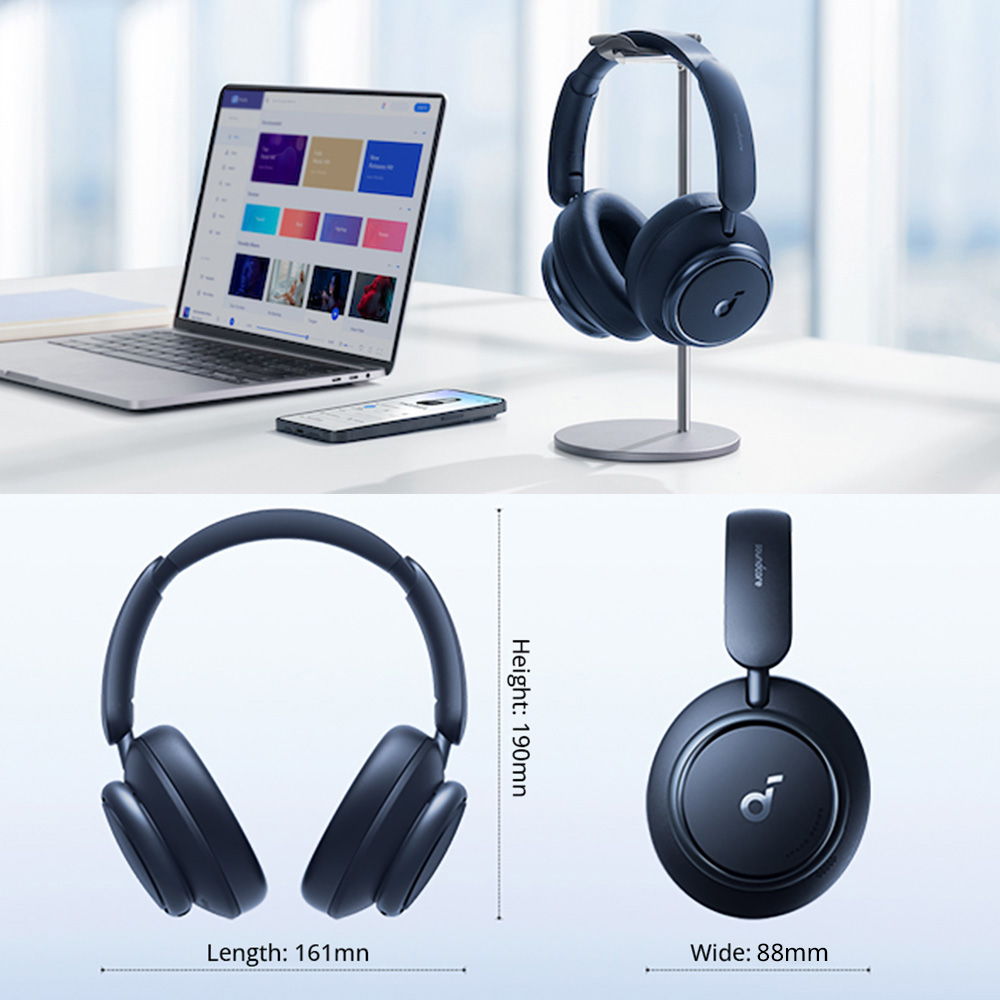 Anker Soundcore Space Q45 Headphones - Dark Blue