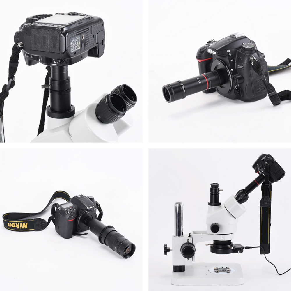 HAYEAR Microscope C-mount Adapter for Nikon