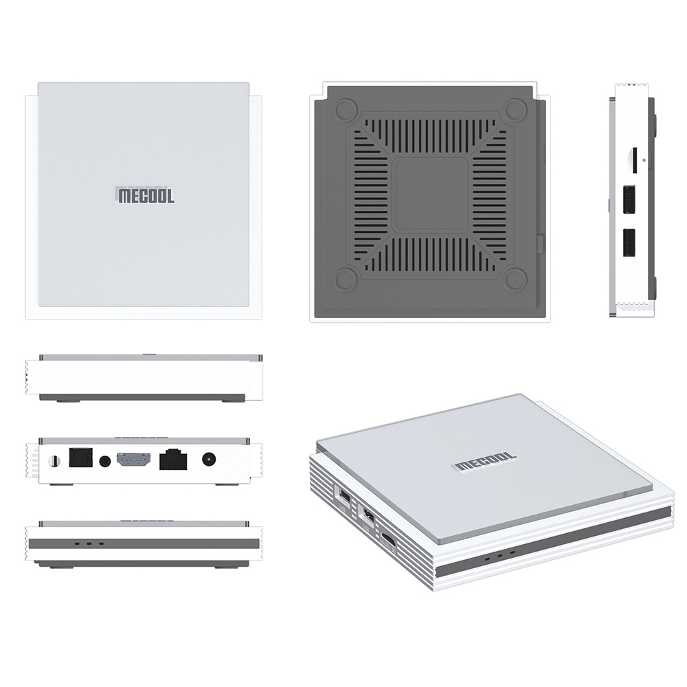 MECOOL KM2 PLUS Deluxe TV Box - EU Plug