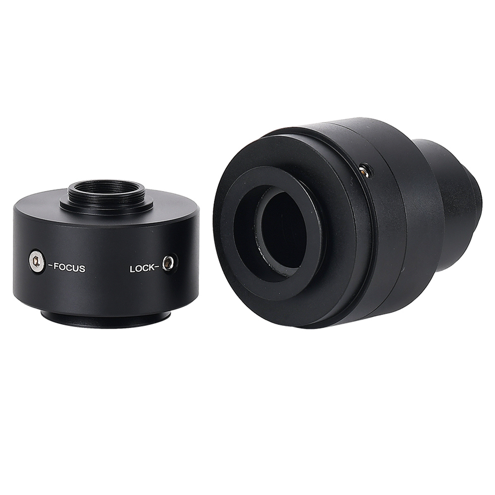 HAYEAR 0.5X C-Mount Trinocular Adapter for Olympus Microscope