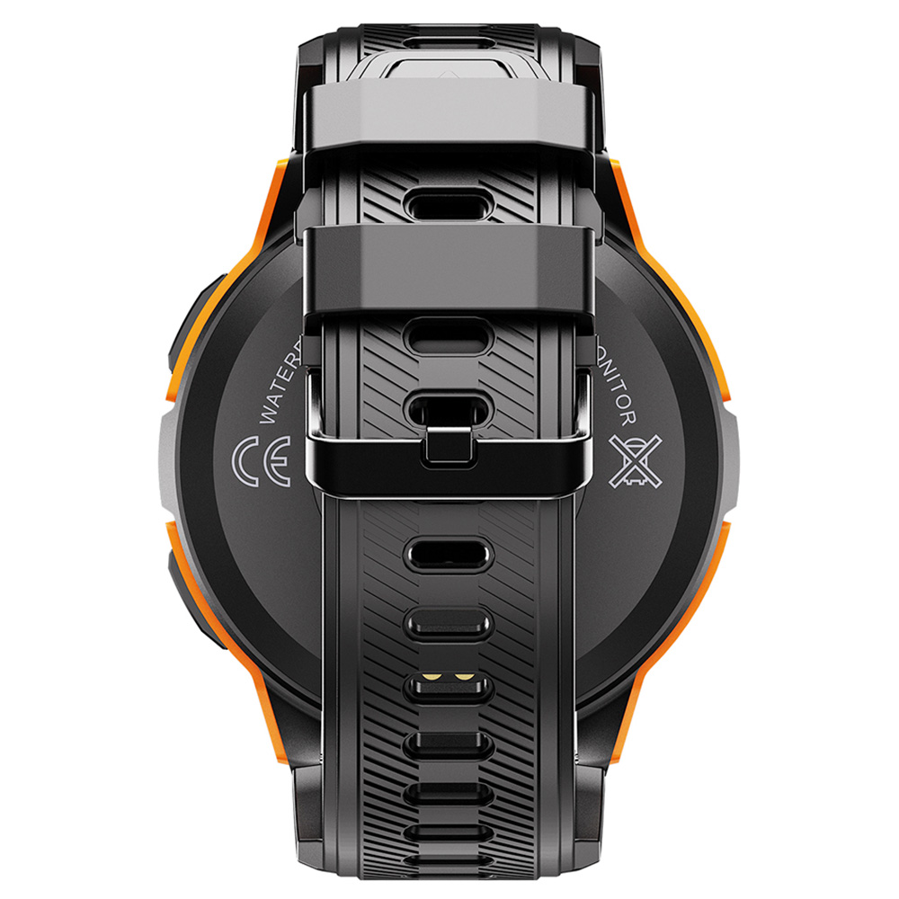 FOSSiBOT VIRAN W101 Smartwatch AMOLED Display GPS Blood Pressure Black